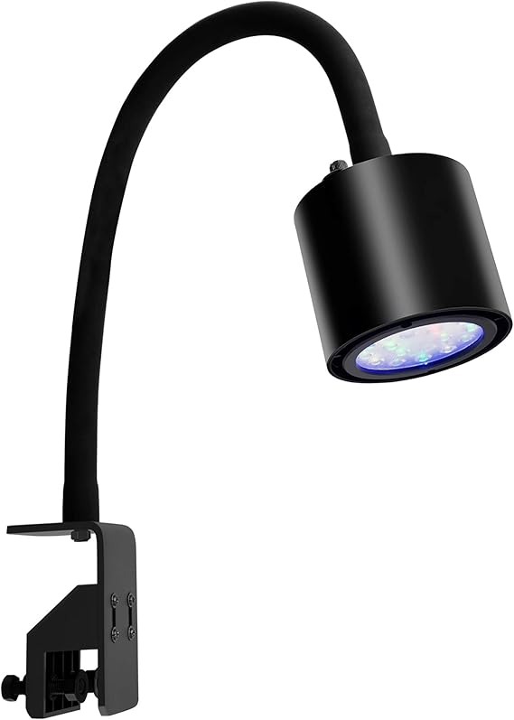 NICREW 30W Reef LED Aquarium Light, Dimmable Marine LED Light with Dual ...