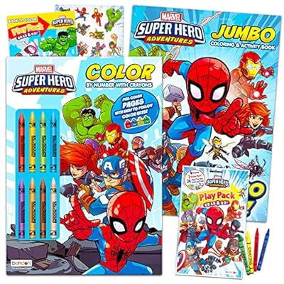 Marvel Avengers Coloring Set -- Color by Number, Philippines | Ubuy