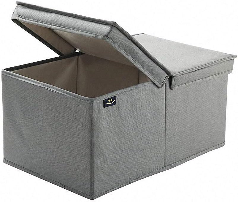 Caja de almacenamiento plegable con tapas y asas Cesta de ...