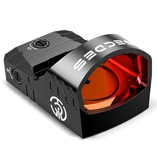 SECDES Red Dot Sight,3 MOA Handgun Scopes Shock Resistance Waterproof ...