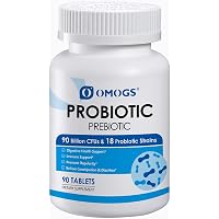 Amazon.com: OMOGS Probiotics 90 Billion CFUs 18 Strains,with 3 Organic ...