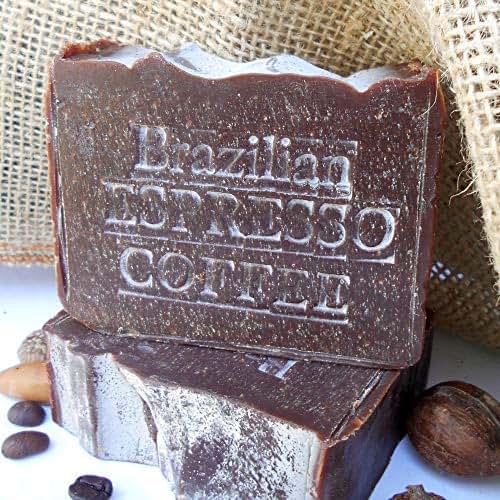 Amazon.com: Brazilian Espresso Coffee Scrub Soap Bar Handmade !: Handmade