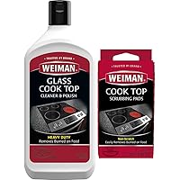 Weiman Glass Cooktop Heavy Duty Cleaner & Polish - Shines and Protects ...
