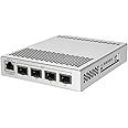 Amazon.com: MikroTik 5-Port Desktop Switch, 1 Gigabit Ethernet Port, 4 ...