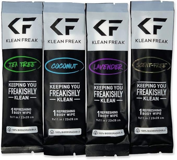 Amazon.com: Klean Freak - Refreshing Body Wipe - Variety 12 Pack ...