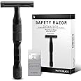 Amazon.com: Matte Black Safety Razor, Single Blade Razors for Men, with ...