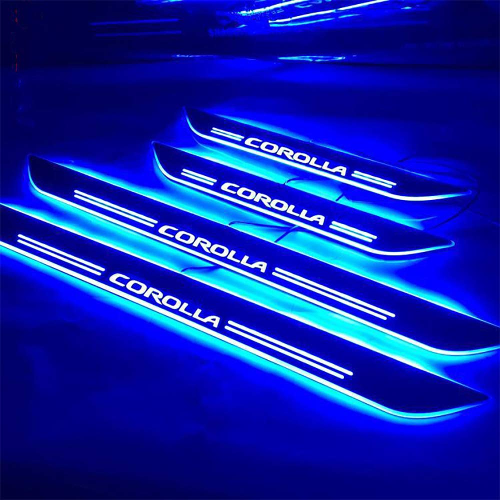 Mua Corolla Scuff Plate, Kicking Step Garnish, LED Flowing Acrylic Door ...