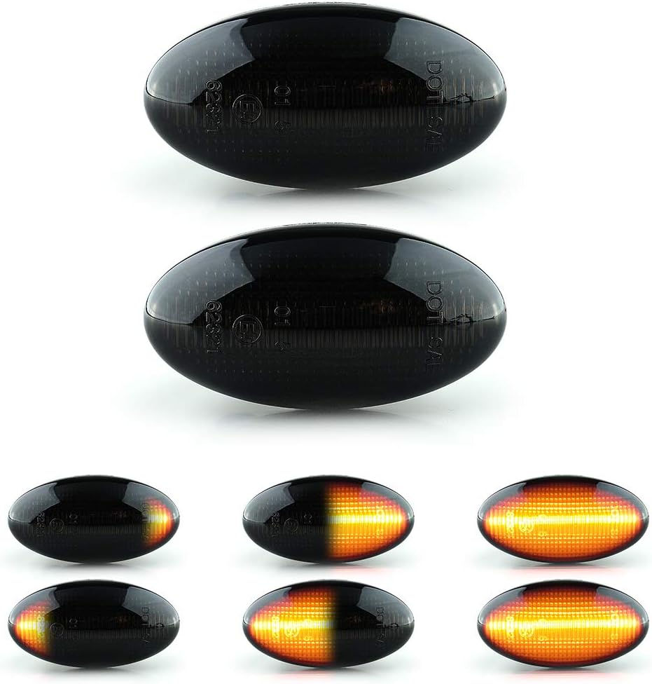 V-172006LG_1 2 x LED Indicator Side Turn Signal Indicator Dynamic with ...