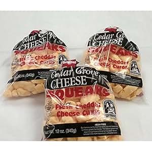 Cheddar Cheese Curds By Cedar Grove Cheese, White Cheese Curds: Amazon ...