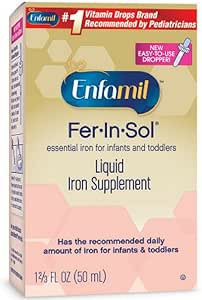 Amazon.com: Enfamil Fer-In-Sol Drops 50 mL ( Pack of 2): Health ...