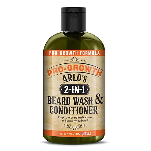 Arlo's 2-in-1 Beard Wash and Conditioner 12 oz. - Pro Growth Formula in ...