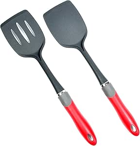 Amazon.com: Latest 2-pc Kitchen Spatula Set - Multipurpose Solid And ...