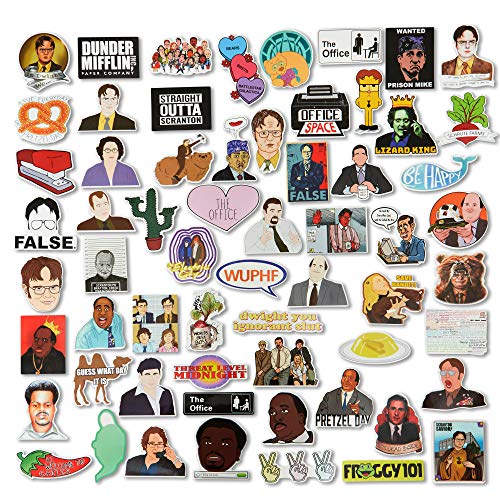 The Office Stickers - Hit TV Show - 124 Stickers (2 of Each) - Vinyl ...
