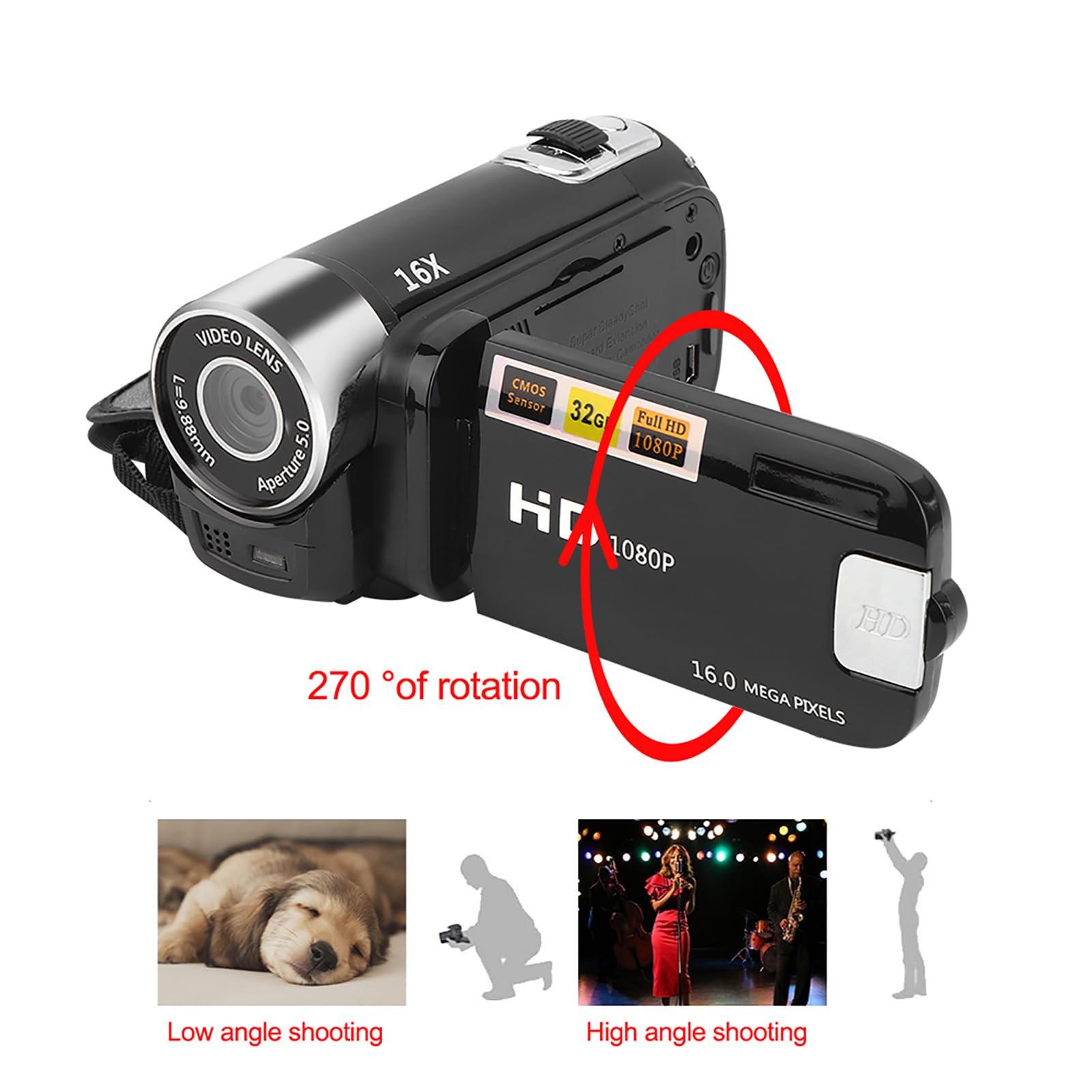 Mua Digital Camera Recorder, DH‑90 High Definition Camera Image Video ...