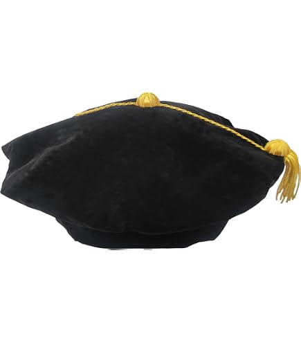 Doctoral Tam Gold Graduation Cord Grad Days Doctoral Graduation Tam ...