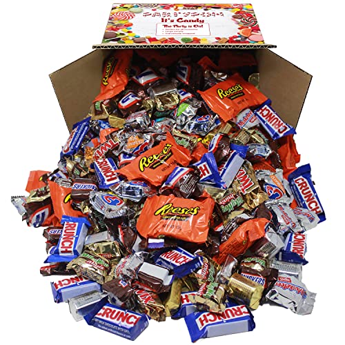 BULK CHOCOLATE CANDY BAR MIX - 5 LB of Individually Wrapped Milk ...