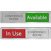 Amazon.com : Conference Room Office Door Signs Do Not Disturb, In Use ...