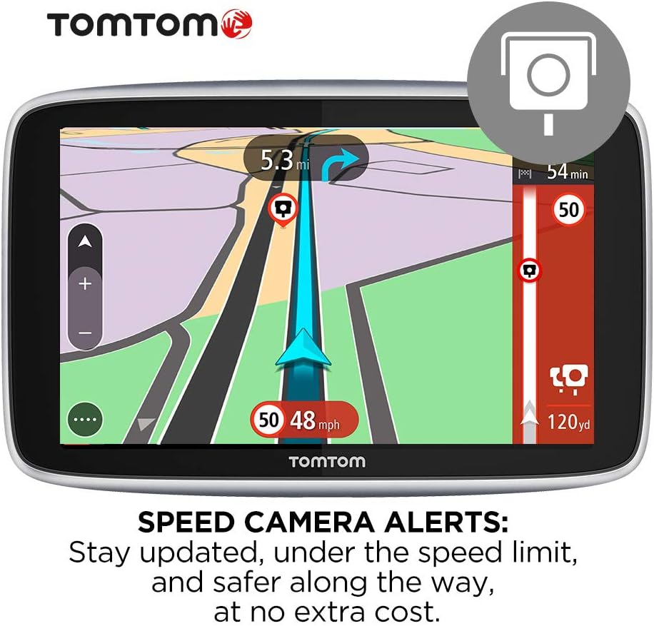 TomTom Car Sat Nav GO Premium 6 Inch, with Traffic Congestion and Speed ...