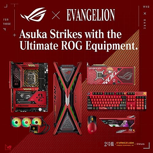 ASUS ROG Herculx EVA-02 Edition Graphics Card Holder (Tool-Free Design, Included Spirit Level ...