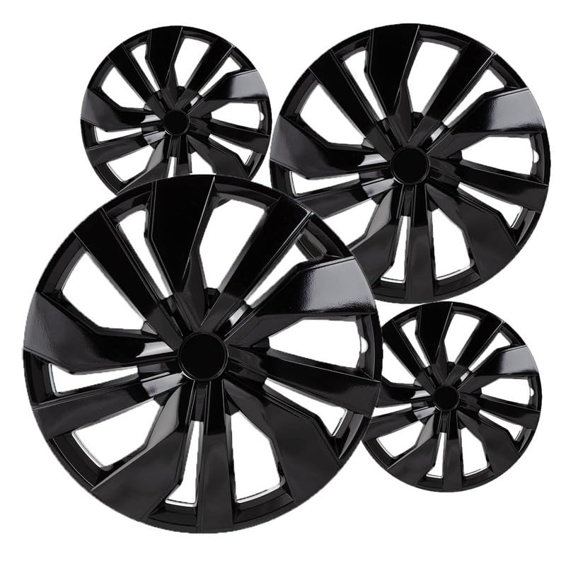 OxGord Hubcaps Wheel Covers - (Set of 4) Hub Caps Wheels Rim Cover ...