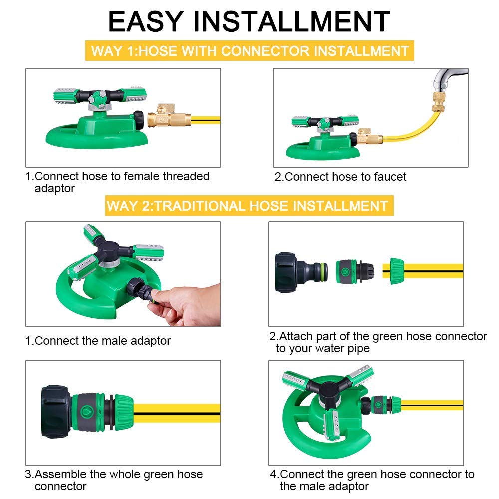 Mua Hinastar Lawn Sprinkler, Automatic Garden Irrigation System ...