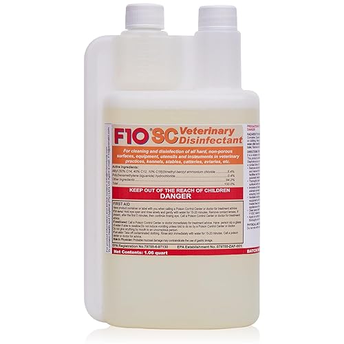 F10 SC Concentrated Veterinary Disinfectant & Cleaner for Kennels ...