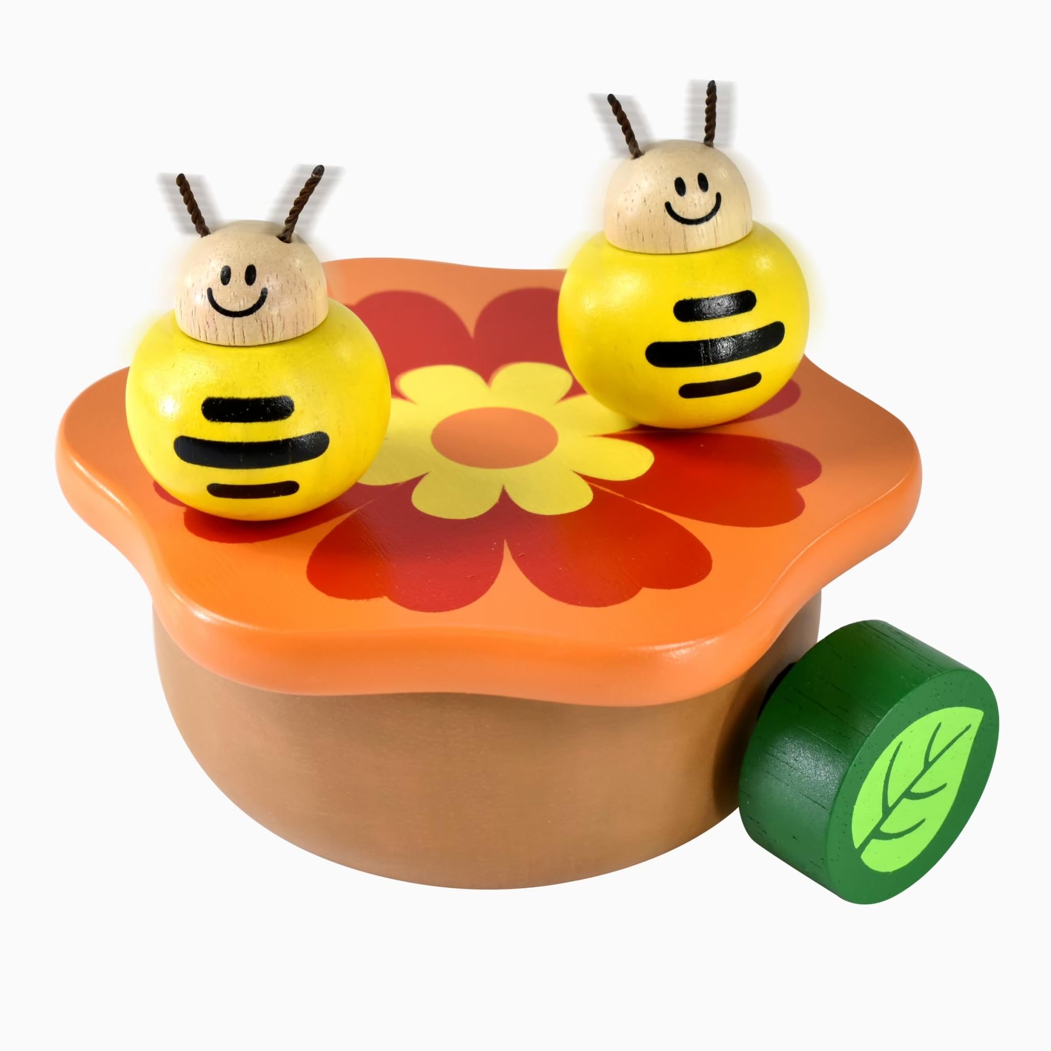 I'm Wooden Music Box Mechanism - Rock n Roll Dancing Bug on Flower ...