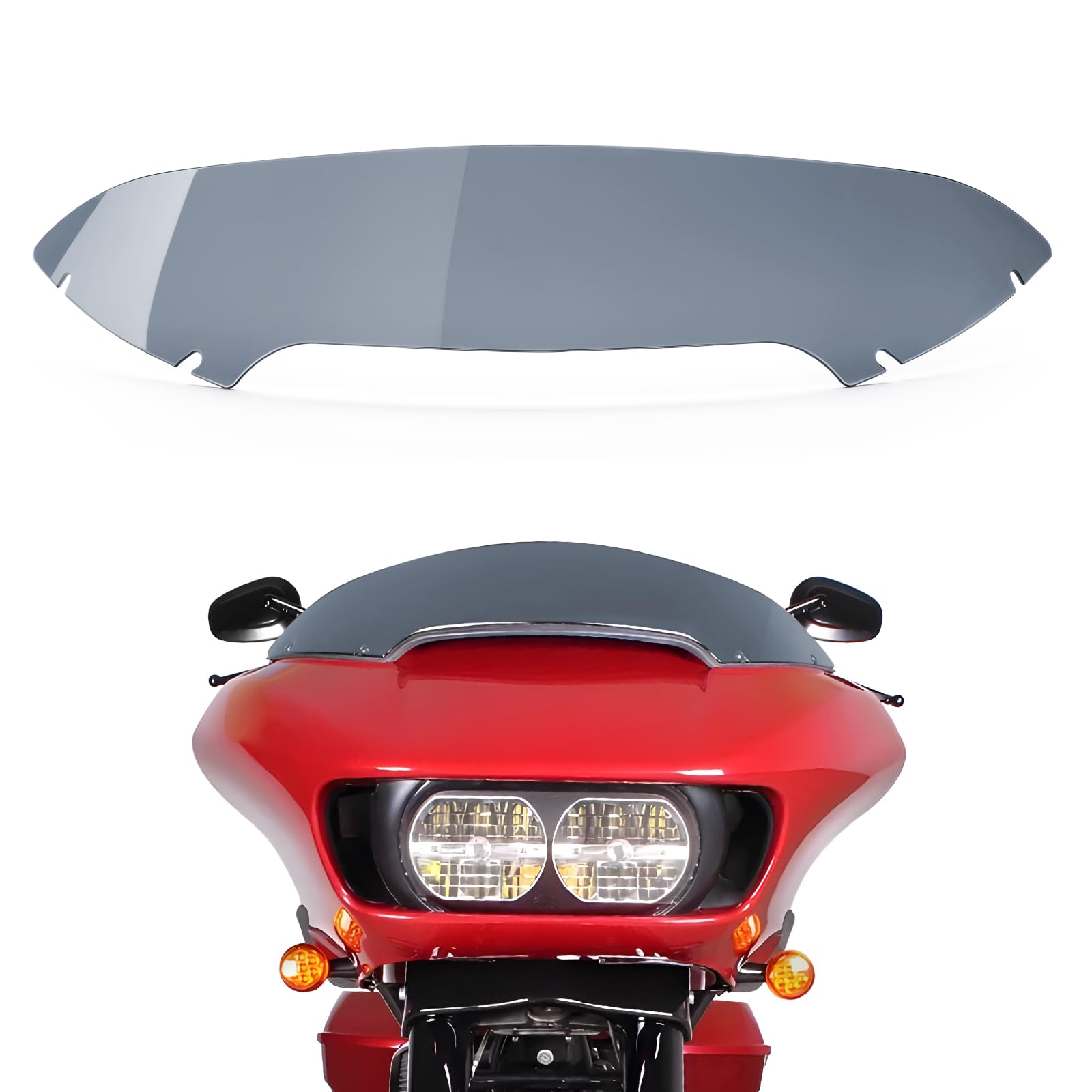 Mua 5" Windshield Windscreen Motorcycle Wind Splitter 15-23 Compatible ...