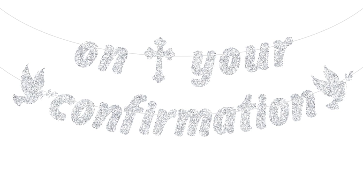 On Your Confirmation Banner, Baptism Banner, First Holy Communion, Baby ...