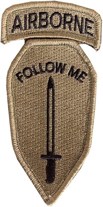 Amazon.com: Infantry School"Follow Me" OCP Patch with Airborne Tab and ...