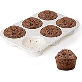 Amazon.com: CAKETIME Jumbo Muffin Pan, 3.5 Inch Large Muffin Pan 6 Cup ...