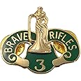 Amazon.com: Generic US Army 3rd Cavalry Regiment Brave Rifles DUI Unit ...