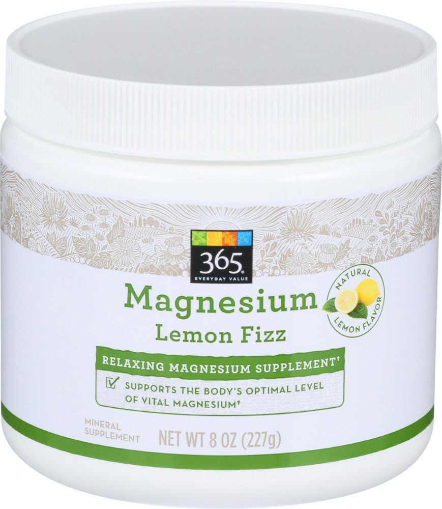 Amazon.com: 365 Everyday Value, Magnesium Cherry Fizz, 8 oz: Health ...