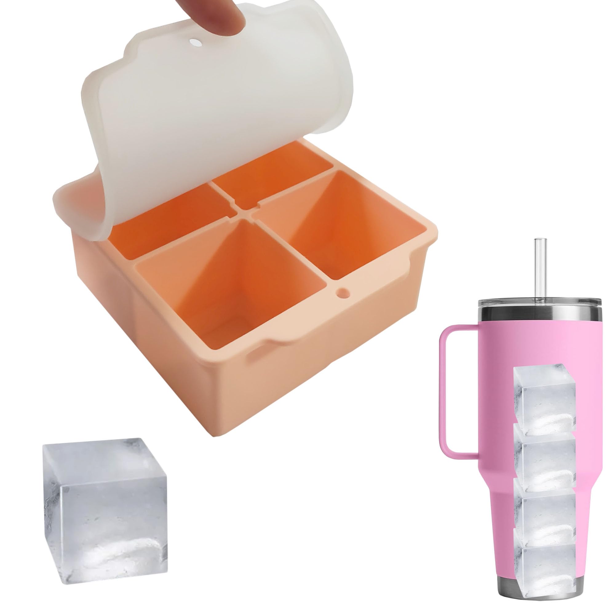 Mua Ice Mold for YETI Cup,Ice Cube Tray Silicone Ice Cube Maker With ...