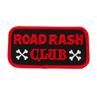 Buy Road Rash Club Patch Embroidered Iron-On Motorcycle Biker Emblem ...