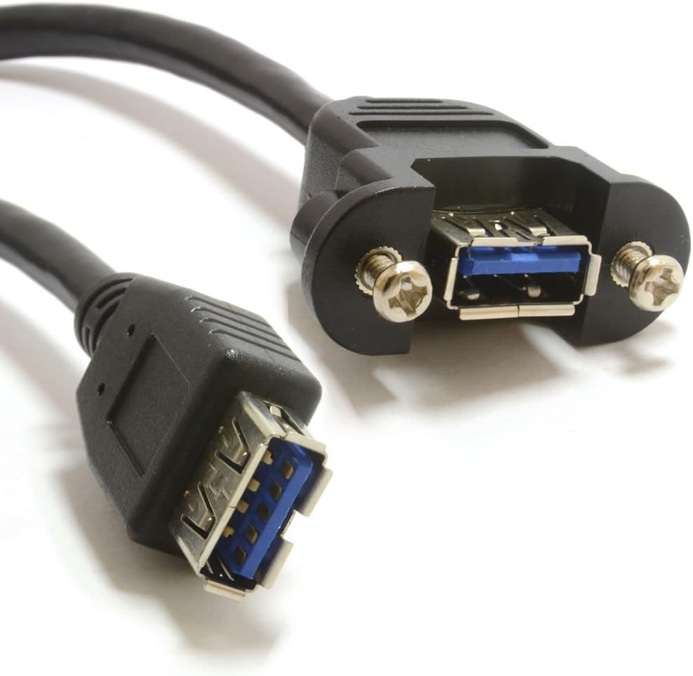 USB 3,0 Panel Montage Weiblich A Buchse Zum A Weiblich: Amazon.de ...