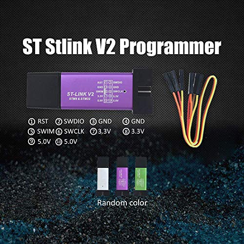 Aideepen ST-Link V2 Programming Unit Emulator Downloader(Random Color)+2PCS 40pin STM32F103C8T6 ...