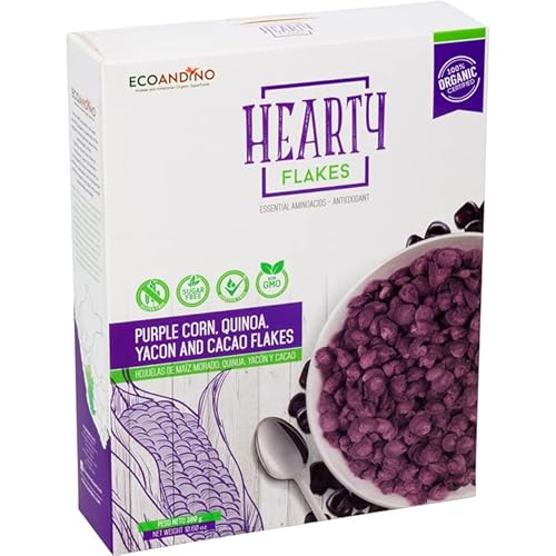 Hearty Flakes Quinoa Cereal with High Fiber 10.6 oz (300g) – All ...