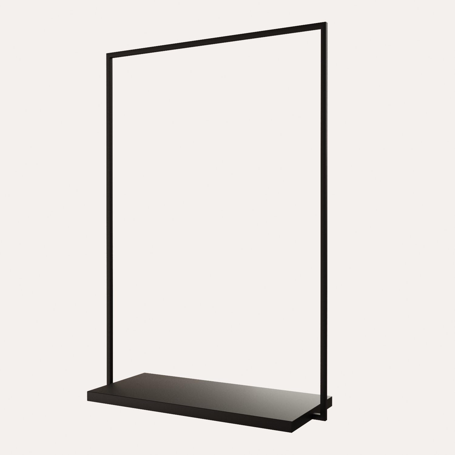 metalarredo Stender Semplice Fisso APPENDERIA Nero Opaco con Base ...