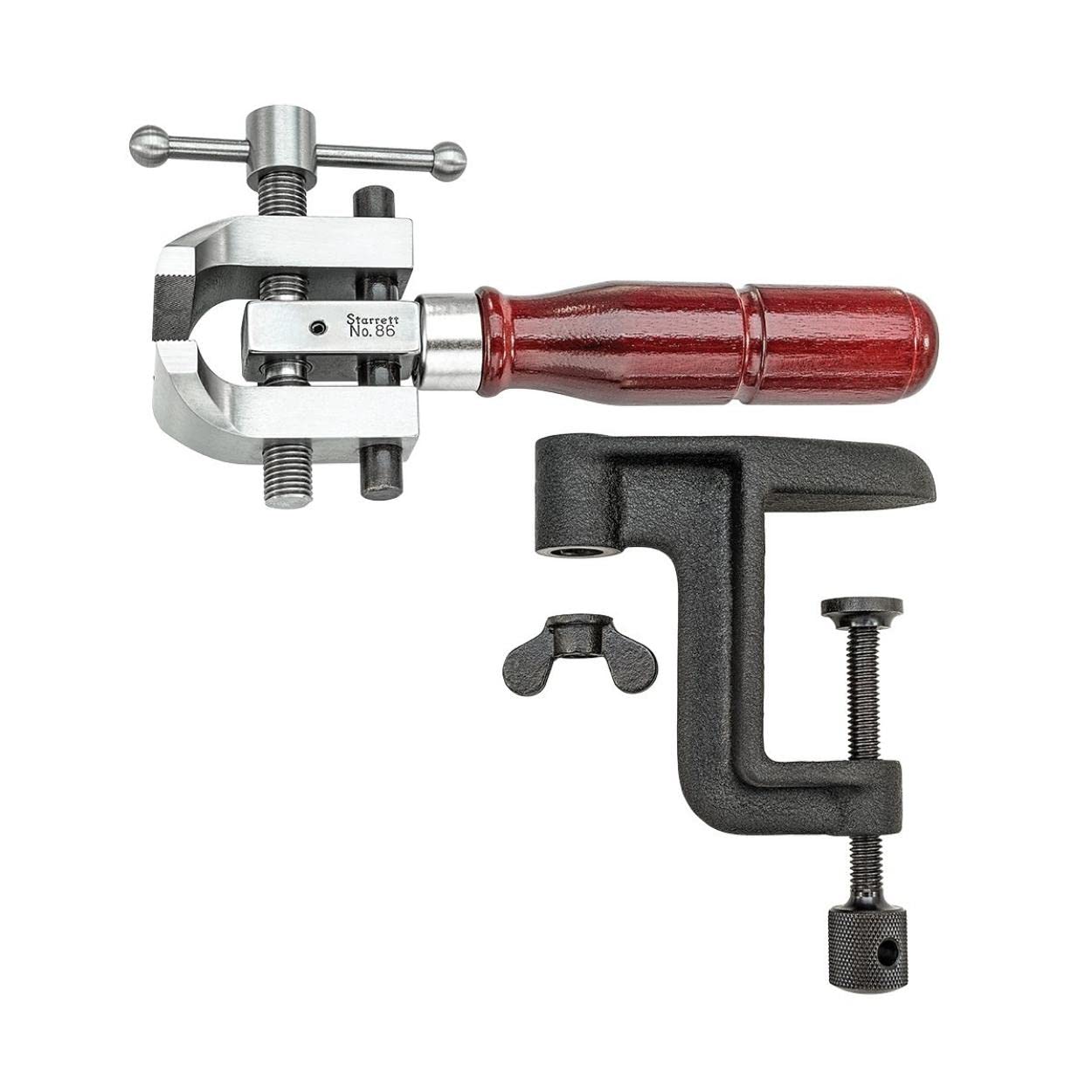 Starrett 86A Combination Hand Vise With Clamp, 1-1/2" Capacity on ...