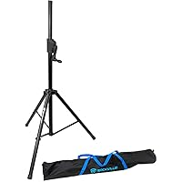 Amazon.com: Rockville RVCS2 Heavy-Duty Tripod Adjustable Crank-Up DJ PA Speaker Stand+Bag ...
