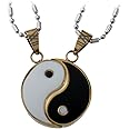 Amazon.com: R.H. Jewelry Mens Womens Lovers Couple Stainless Steel Yin ...