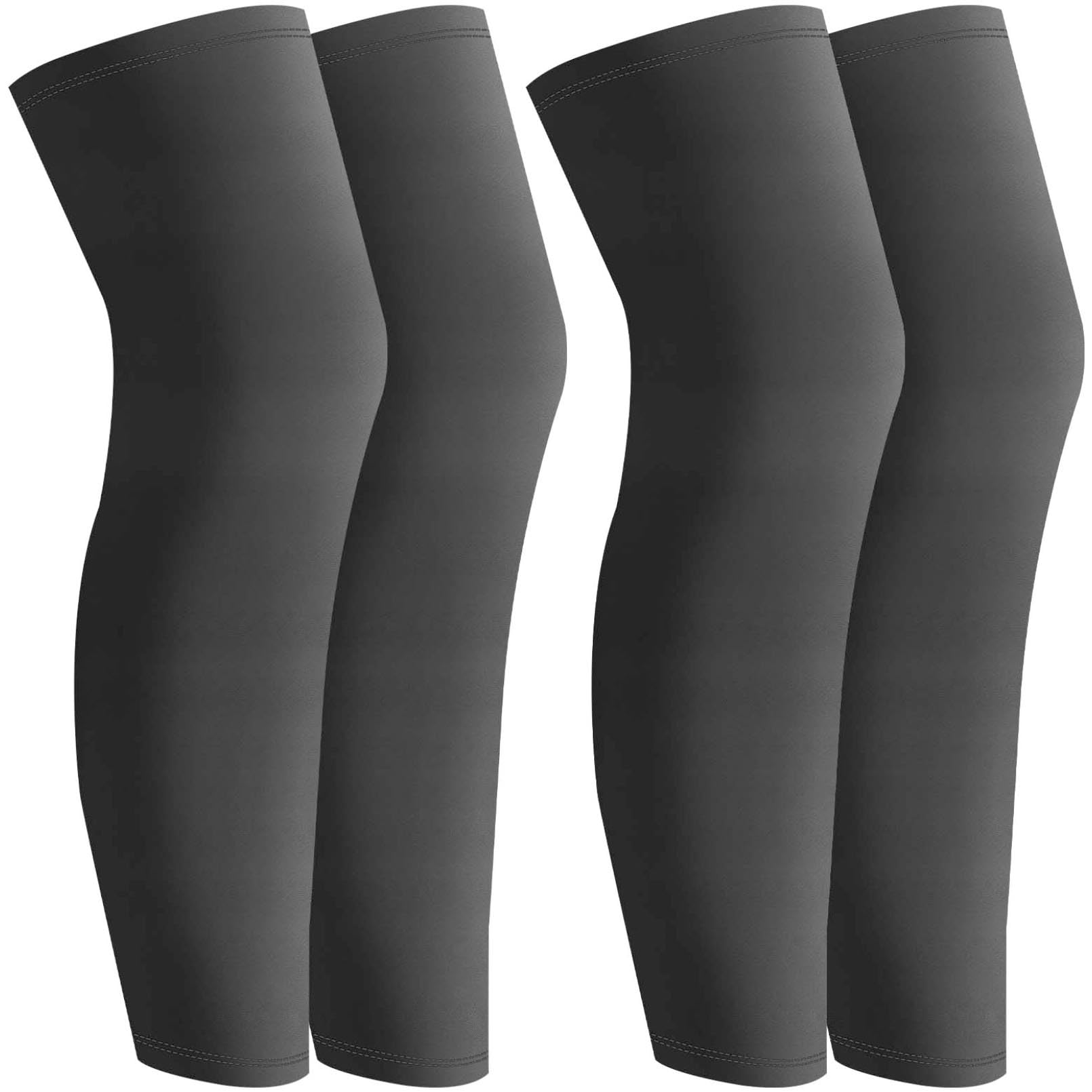 COCPOK Leg Sleeves,2 Pairs Compression Leg Sleeves for Men Women,Full ...
