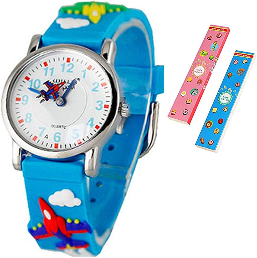 Reloj de pulsera para niños y niñas, diseño 3D de dibujos animados ...