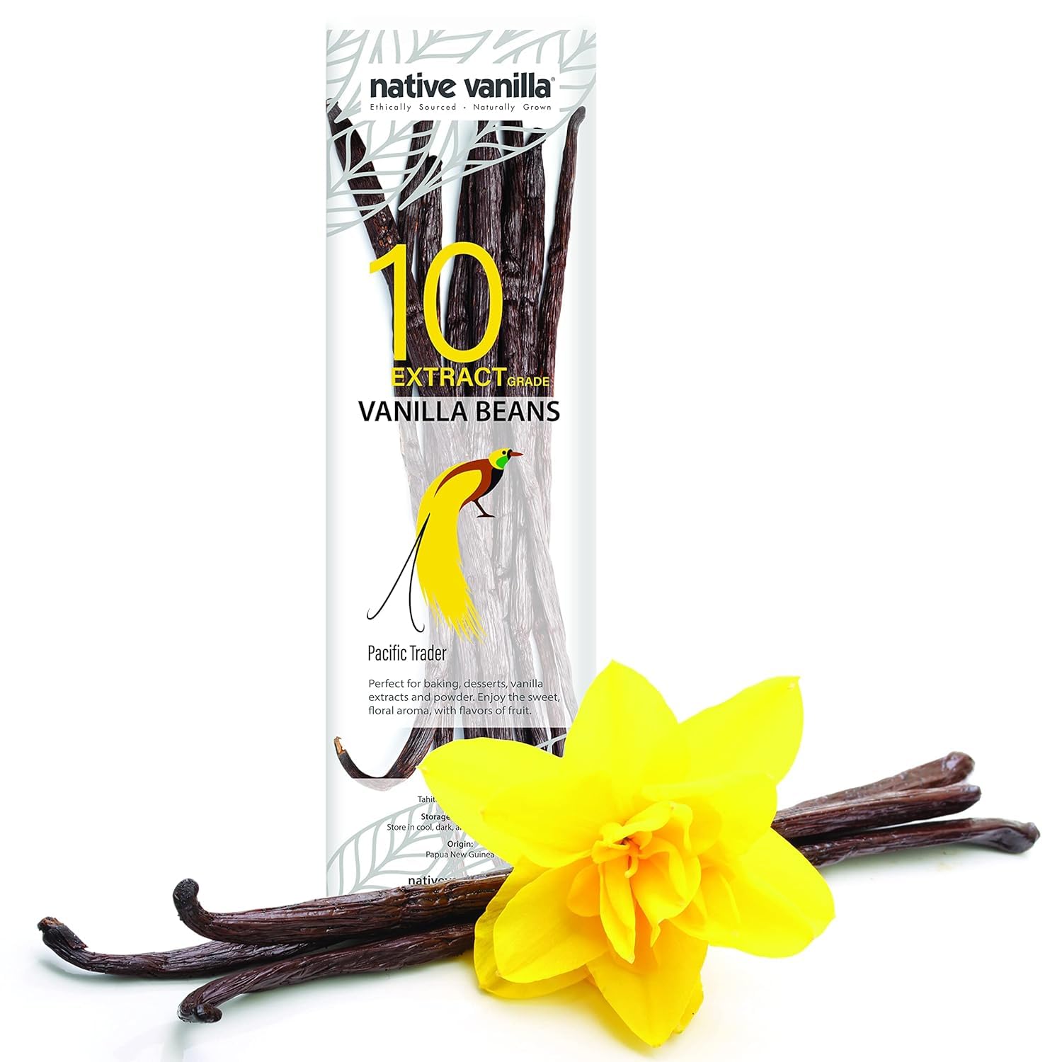 Mua 10 Tahitian Vanilla Beans - Premium Grade B Whole Vanilla Pods ...