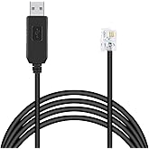 Amazon.com: Meade 505 Telescope to PC Control Cable CP2102 RS232 RJ10 ...