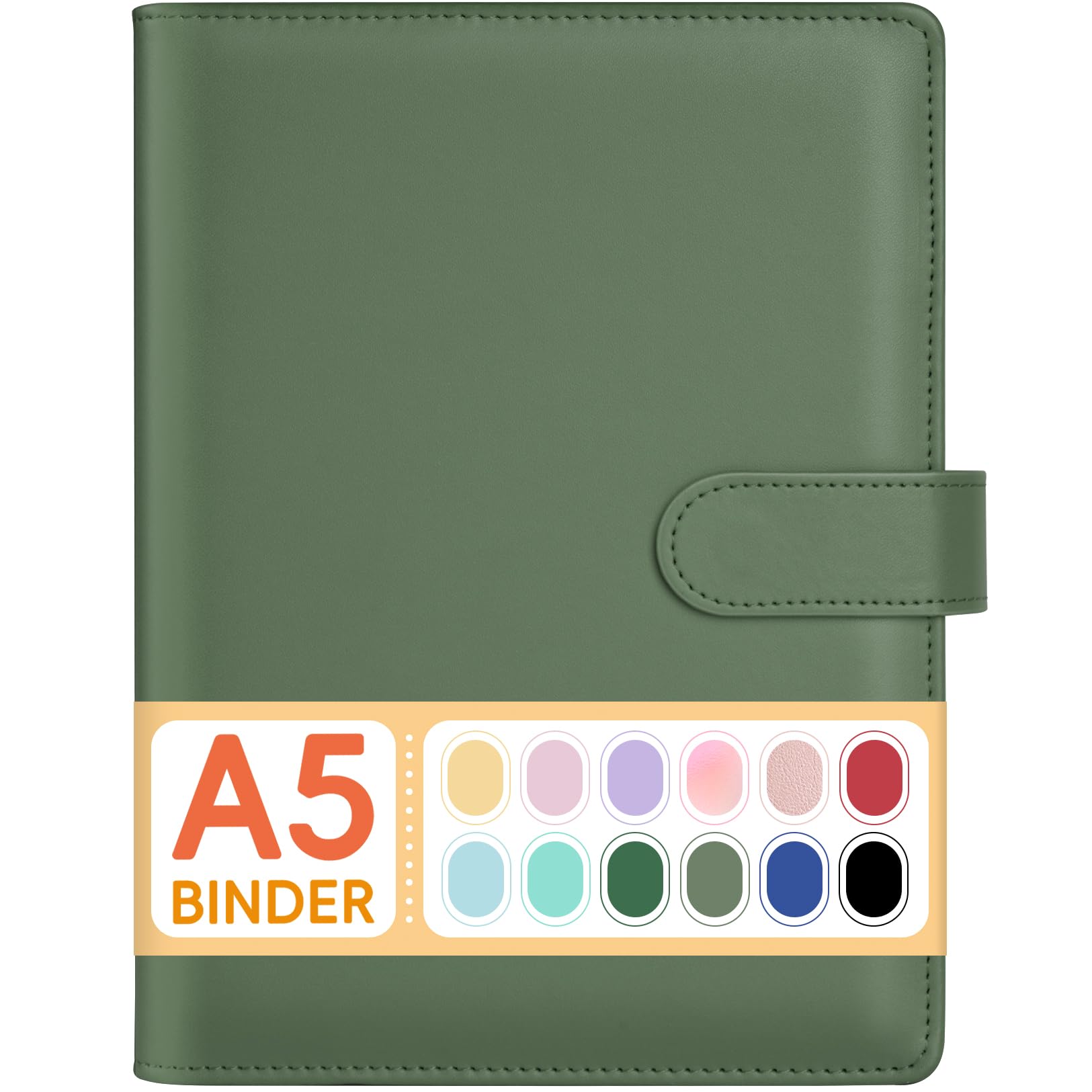 Mua Sooez A5 Notebook Binder, 6 Ring Planner with Stylish Design, Loose ...