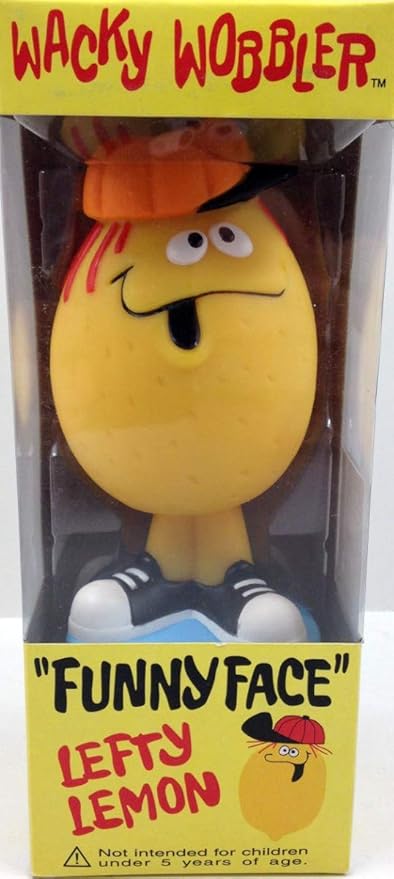 Amazon.com: Funny Face Lefty Lemon Bobblehead: Toys & Games