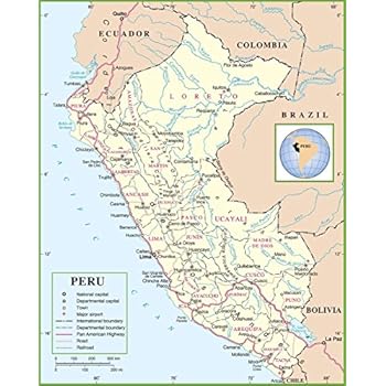 Amazon.com: Gifts Delight Laminated 24x30 Poster: Peru high ...