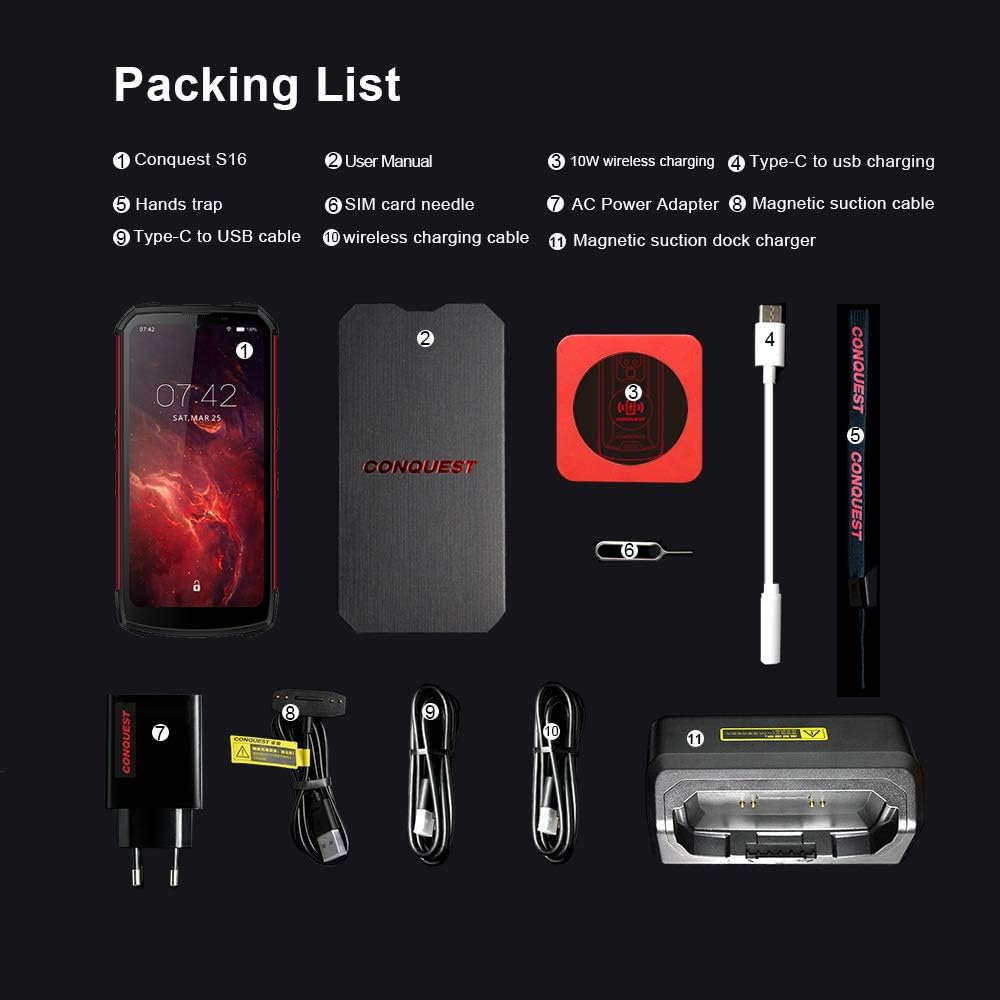 CONQUEST S16: lo Smartphone da lavoro super resistente - Altri Prodotti